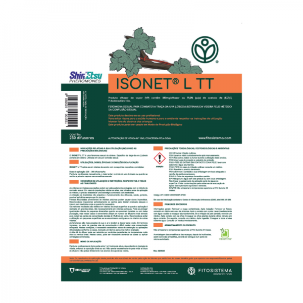 ISONET® LTT Controlo da Traça-da-uva Lobesia botrana na vinha